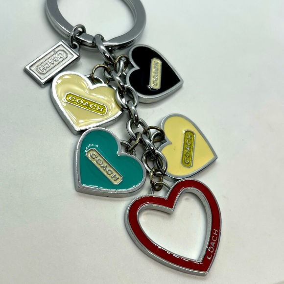 Coach | Accessories | Coach Dangle Heart Keychain | Poshmark